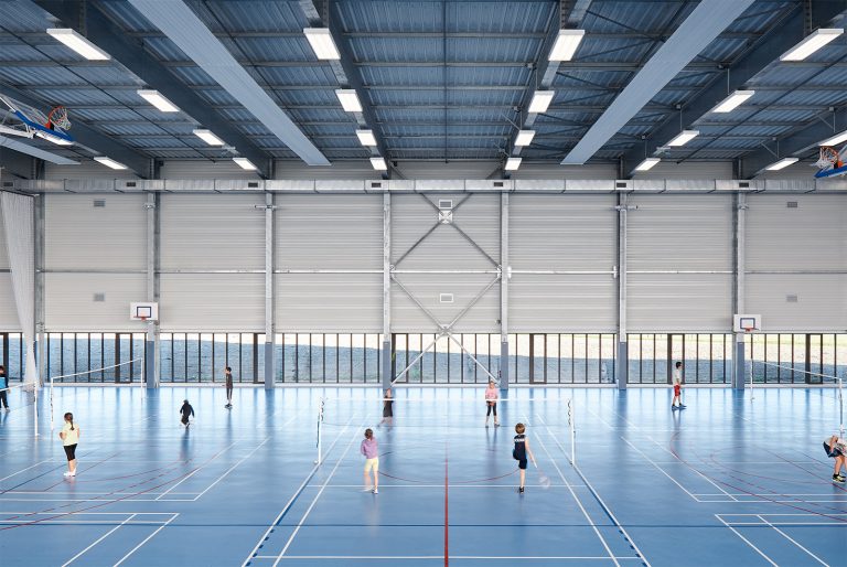 1 multisport hall and 1 dance hall - MU Architecture