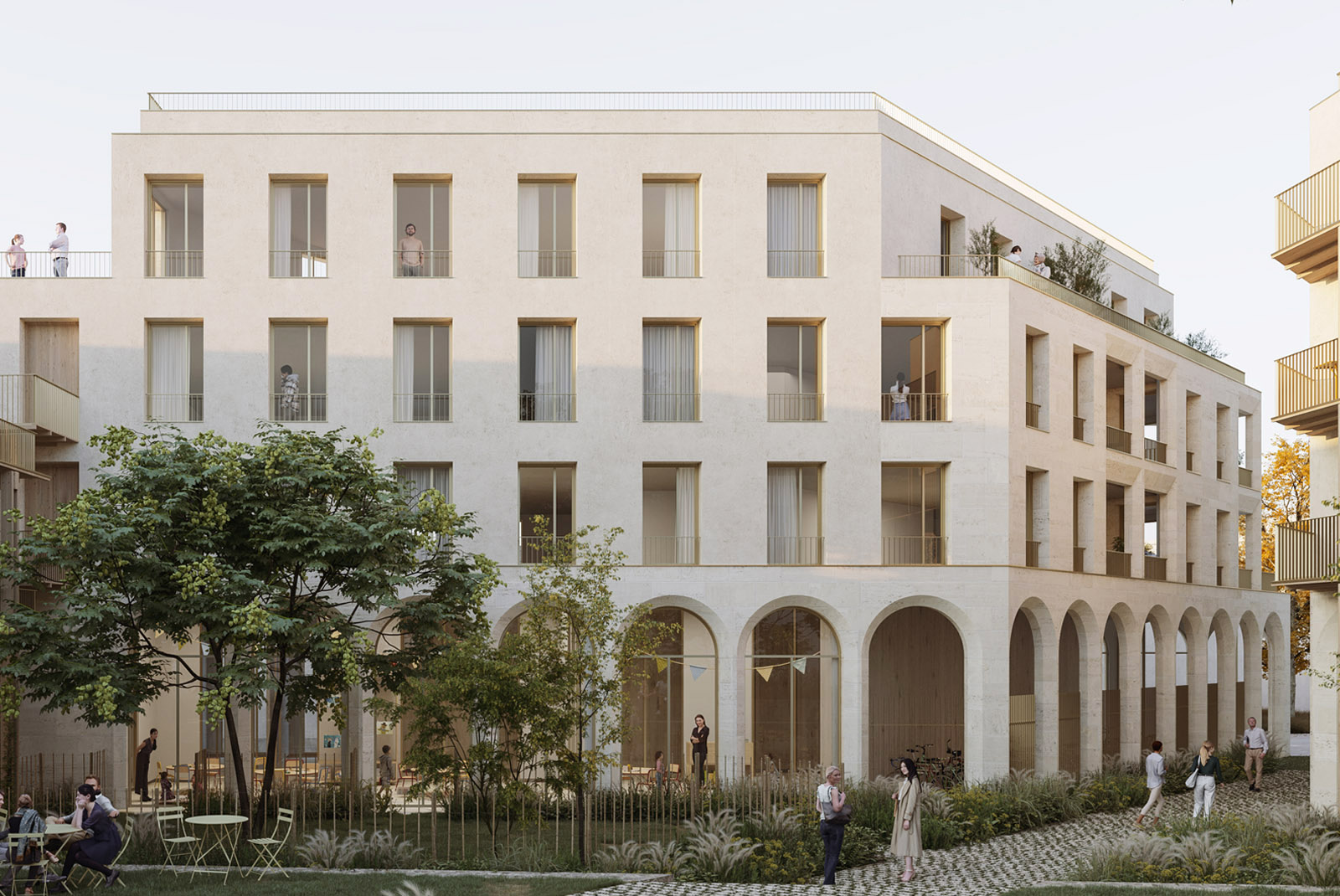 28 logements en pierre massive - MU Architecture